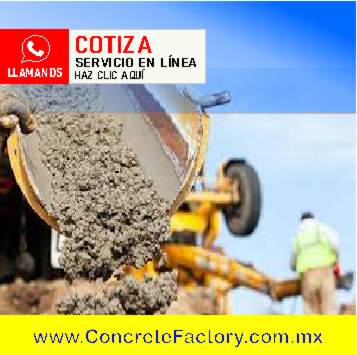Precio de CONCRETO en CDMX Ciudad de México OFERTA